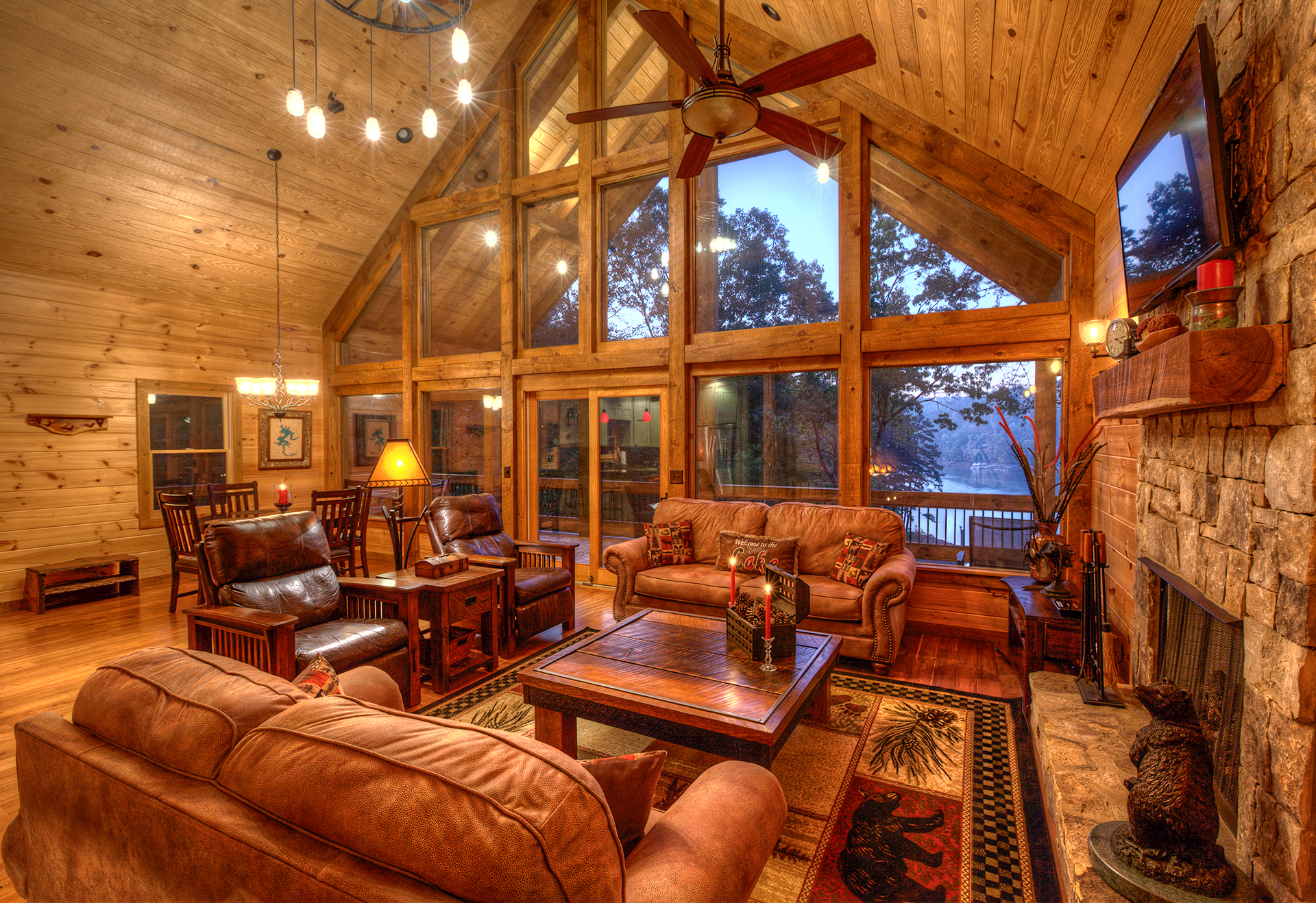 Blue Ridge Lake Sanctuary | Cabin Rentals of Georgia | Luxury Blue ...